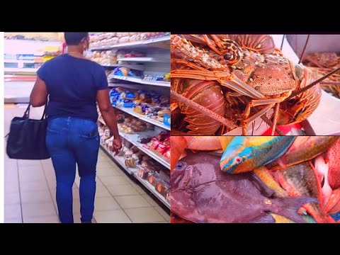 GROCERY SHOPPING AT SHOPPERS FAIR WITH MY MOTHER||PREPARING LOBSTER+ ...
