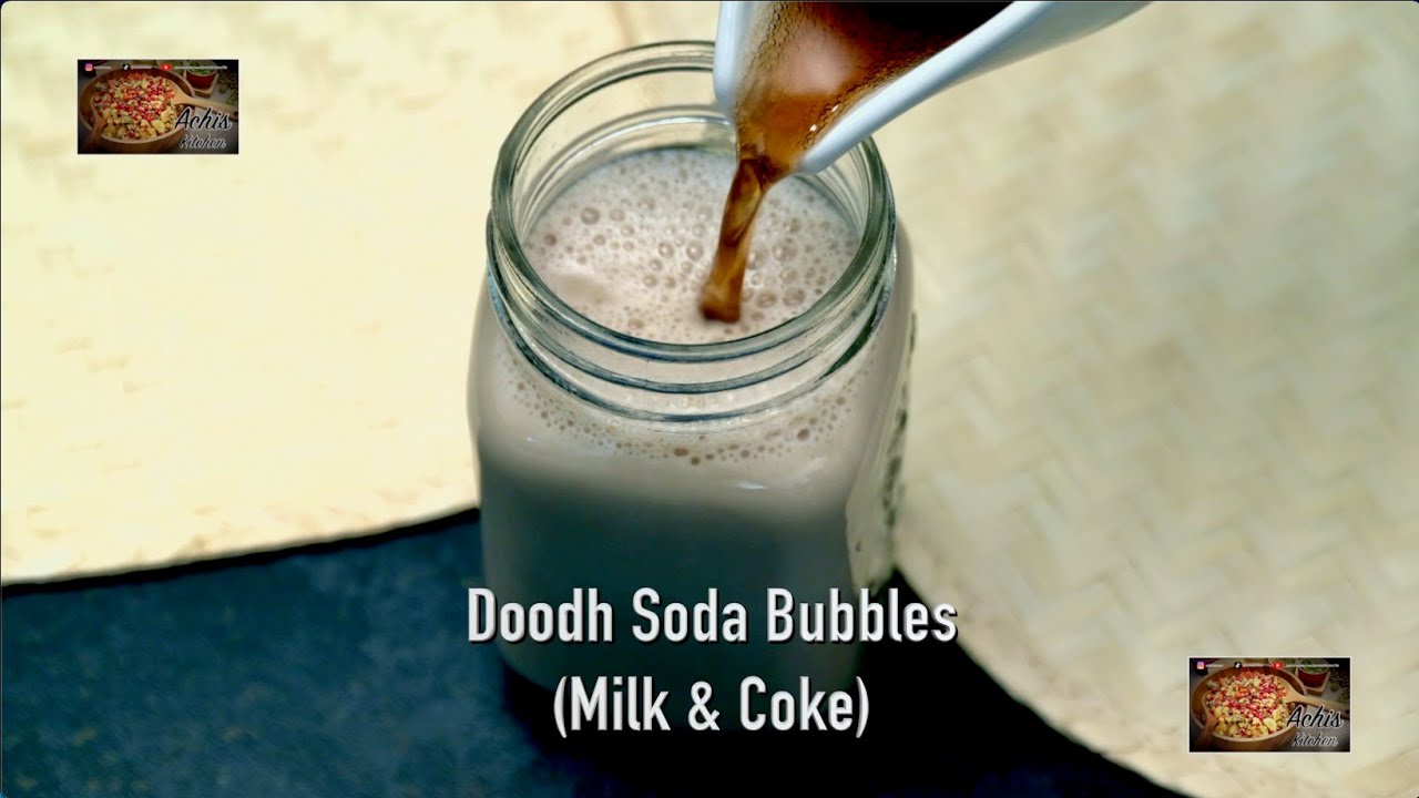 Iftari Drink Doodh Soda Bubbles (Milk & Coke) (ENGLISH) #coke #soda # ...