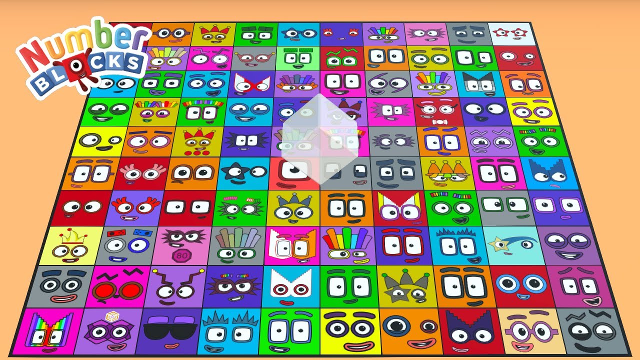 Learn Numbers 1 to 100 with Numberblocks Bounce Cube | Super Fun Math ...