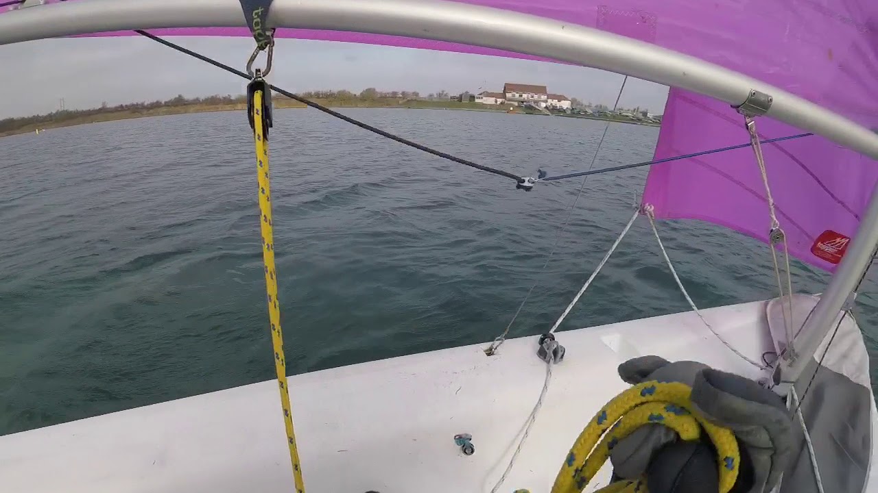 Sailing my Topper Topaz - YouTube