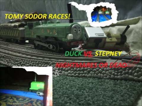 Tomy Sodor Races:Duck vs Stepney: Round 1 Race 5 - YouTube