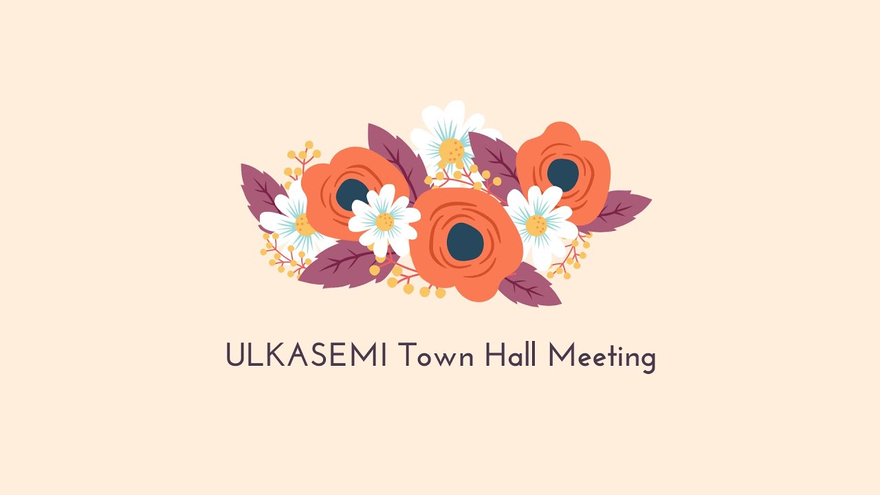 ULKASEMI Town Hall Meeting Cultural Program February 2022 - YouTube