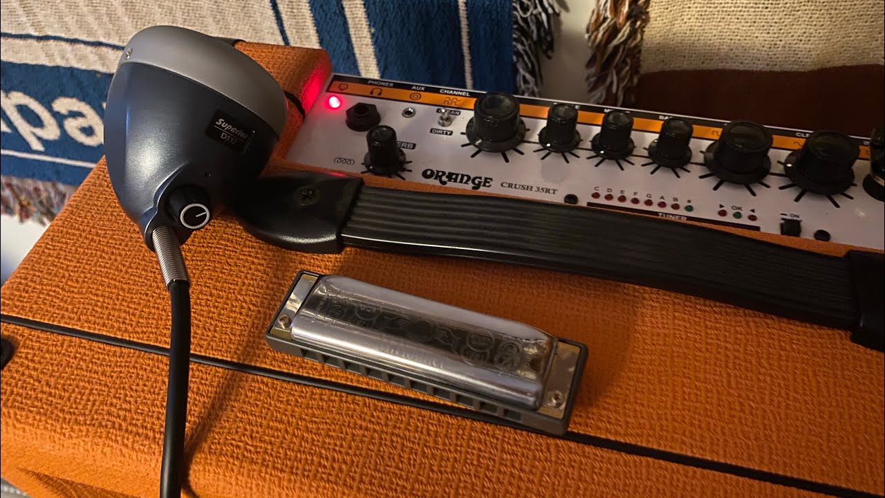 Orange 35 RT Harmonica Demo - YouTube