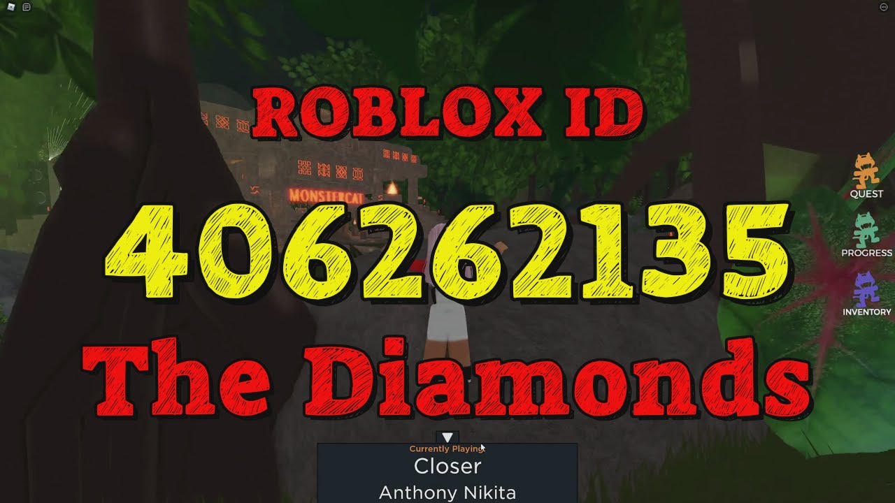 THE DIAMONDS Roblox Song Codes - YouTube