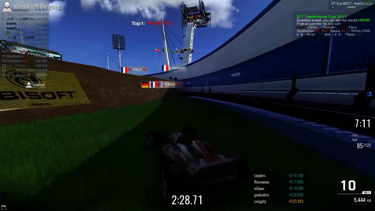 TrackMania Stadium Multiplayer Custom Maps - YouTube