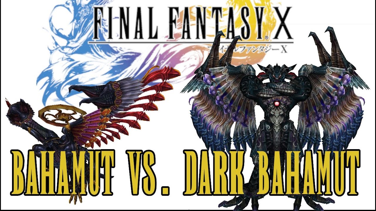 Bahamut VS. Dark Bahamut - Final Fantasy X - YouTube