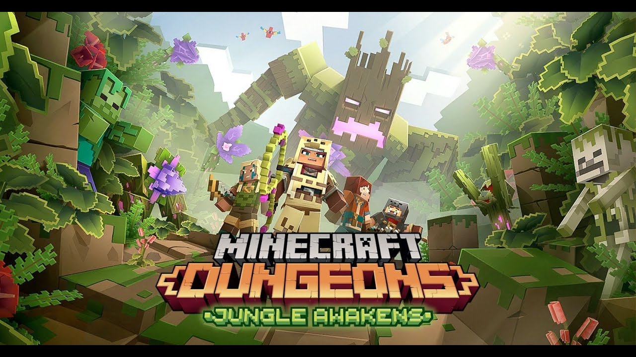 Minecraft Dungeons: Jungle Awakens [Official Launch Trailer] - YouTube
