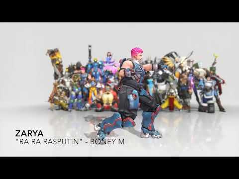 Overwatch Dance Emotes with Fitting Music (Anniversary 2019)