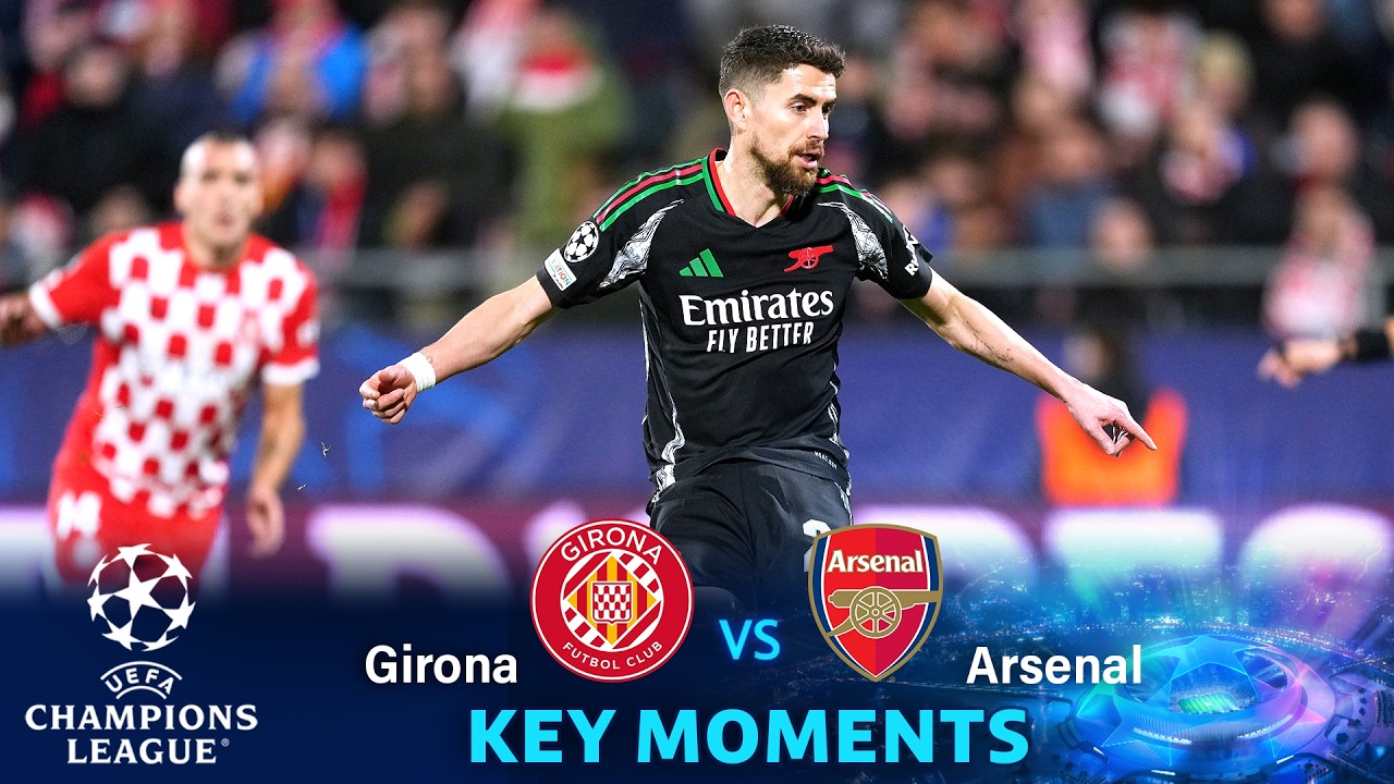 Girona vs Arsenal | Key Moments | UEFA Champions League | 30th January ...