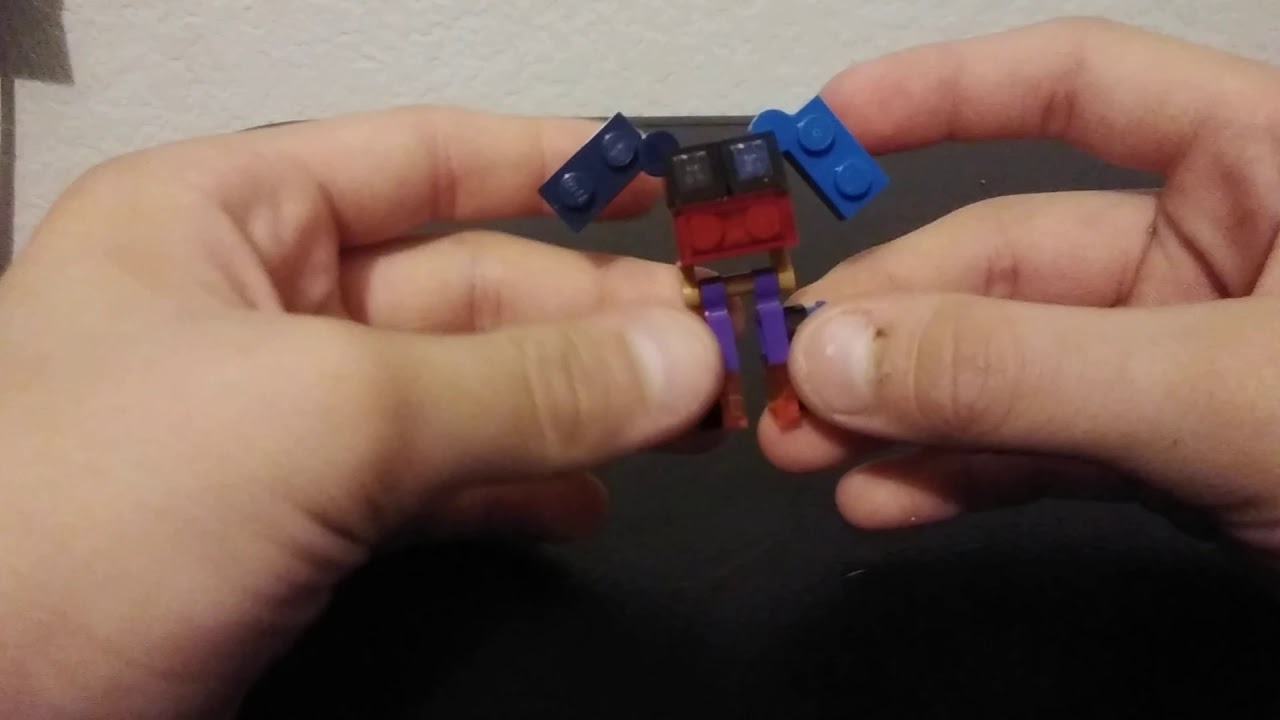 how to build a lego transformer sound wave simple - YouTube