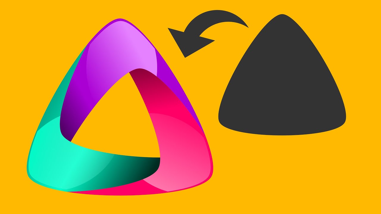 Triangle Logo Inkscape Tutorials - YouTube