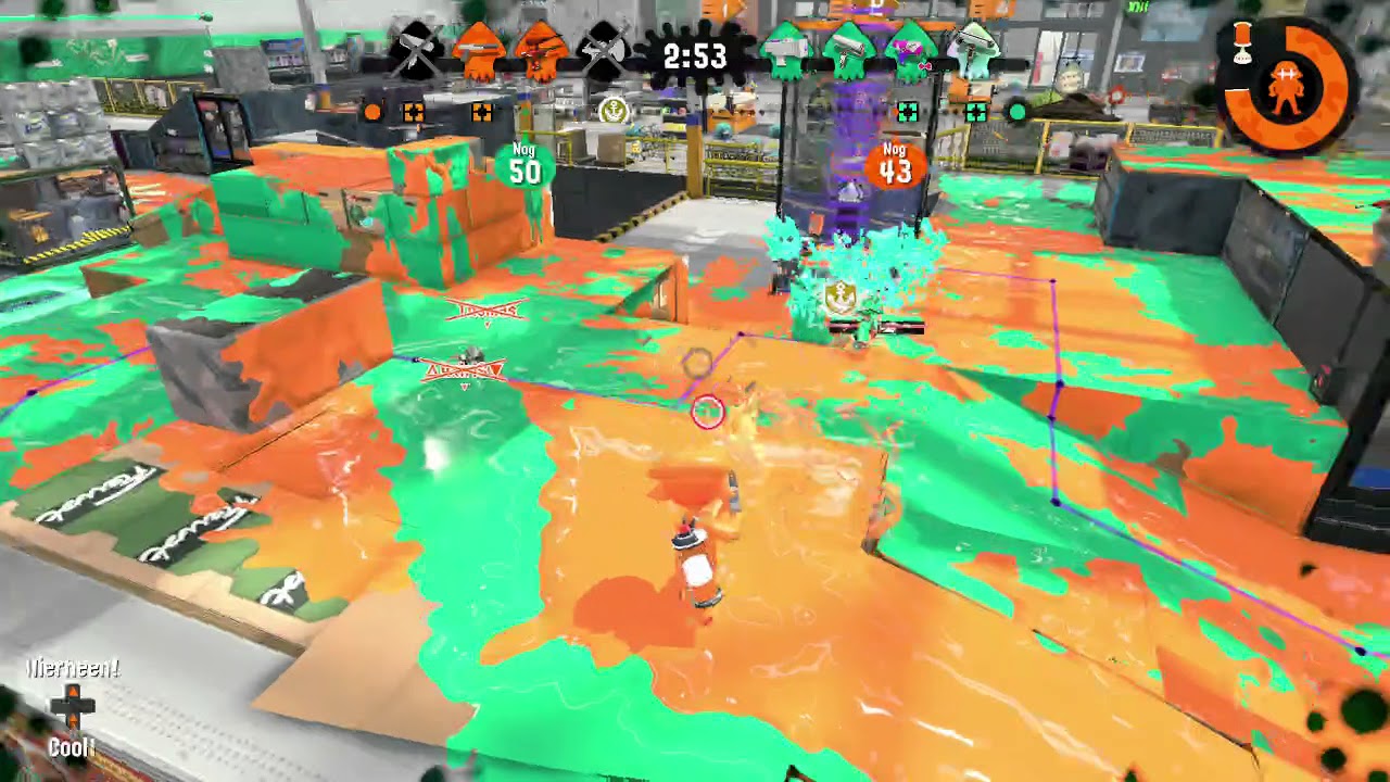 Splatoon 2 Tower Control Reaching A+ Rank - YouTube