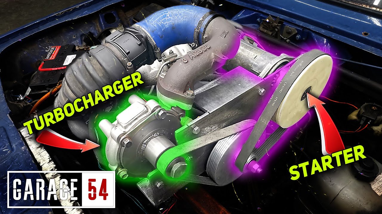 Turbocharging a Lada with a starter motor - YouTube