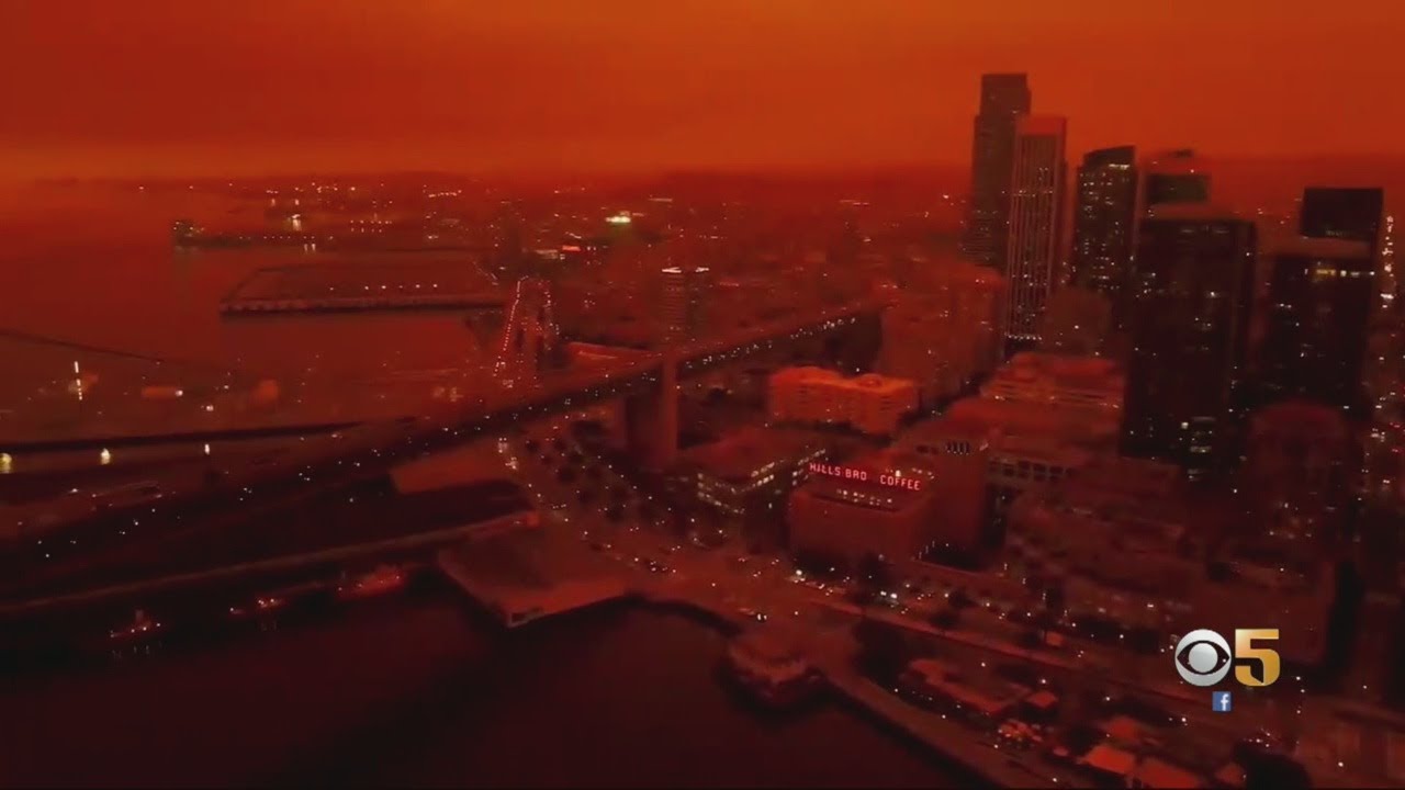 Eerie, Red Sky Over Bay Area Taking A Toll On Our Mental Health - YouTube