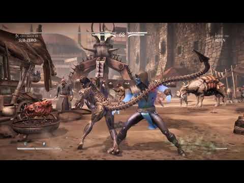 Mortal Kombat XL Sub-zero vs Alien