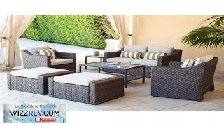 Outdoor Patio Furniture Set 7 Piece Wicker Conversation Lounge Chairs eBay Review
