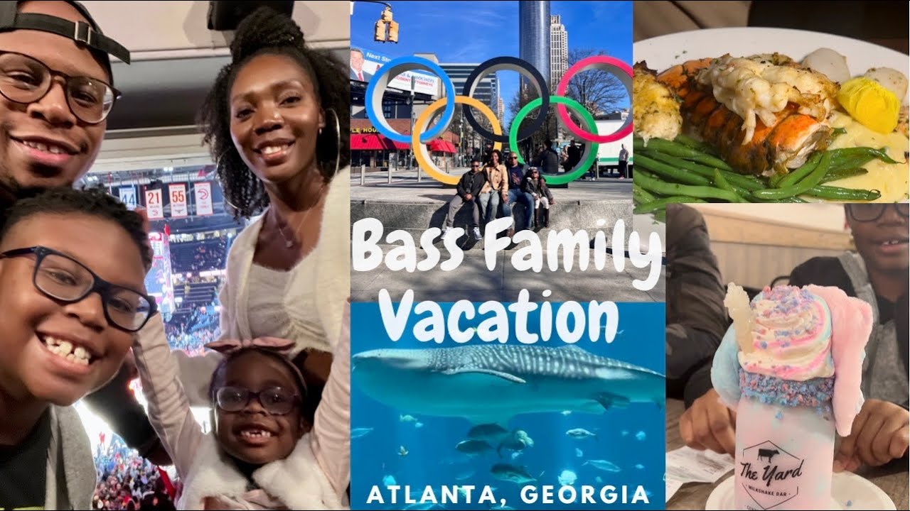 Bass Family Vlog | Atlanta Hawks Games, GA Aquarium, World of Coca-Cola ...