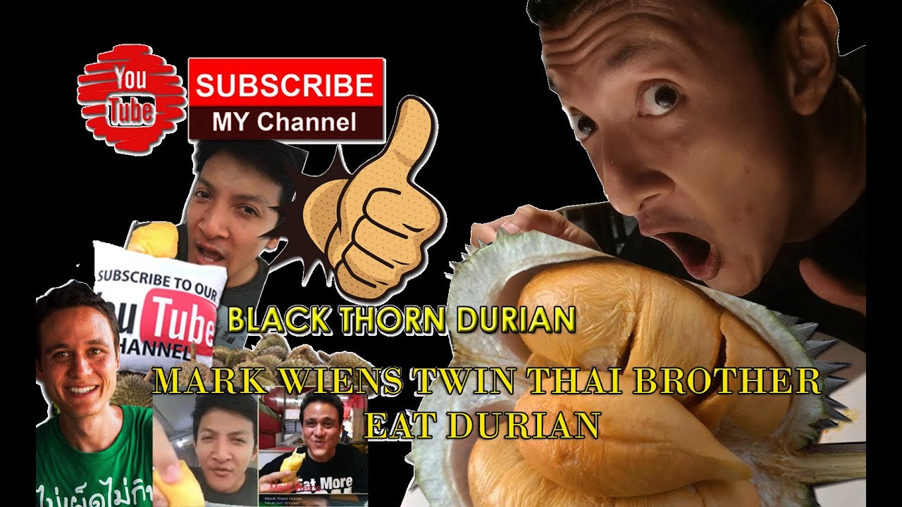 Mark Wiens Twin Thai Brother Eating Musang King Durian In Penang, 槟城猫山王 ...
