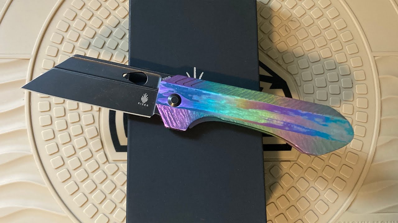Wild knife review on the NEW Kizer Huldra Anodized by Colin’s Crazy ...