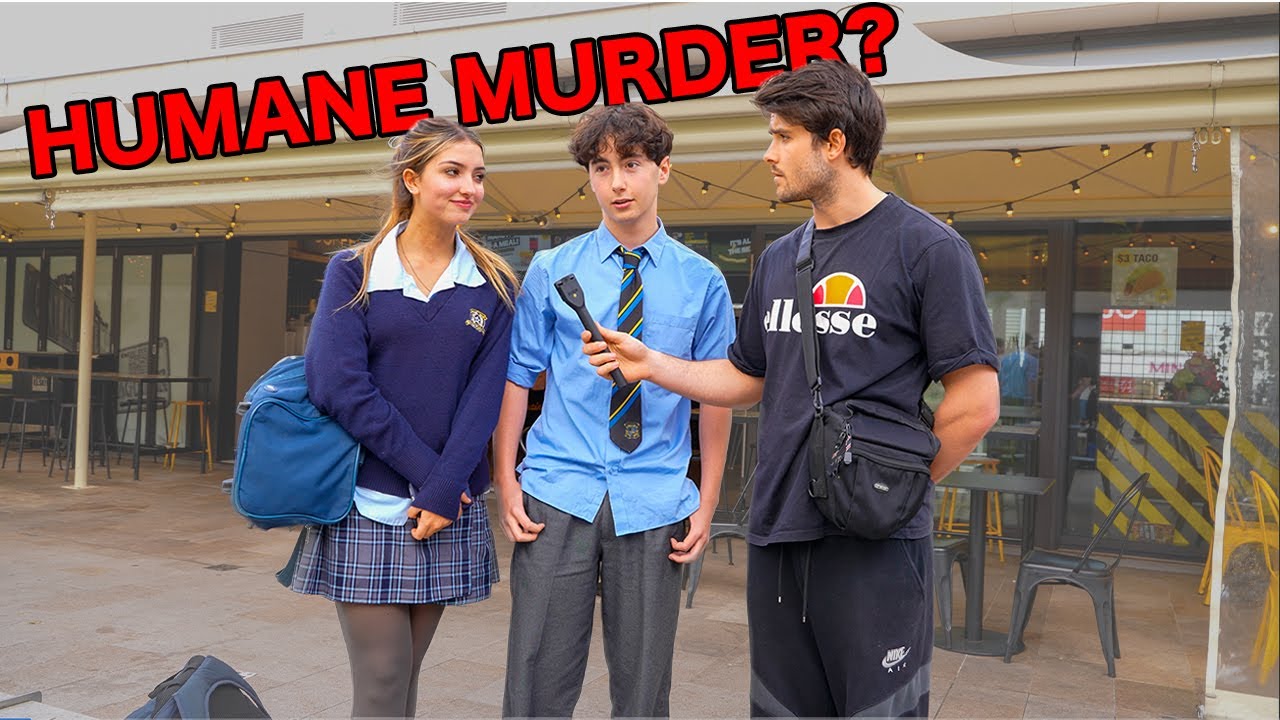 Teens propose humane ways to MURDER animals - YouTube