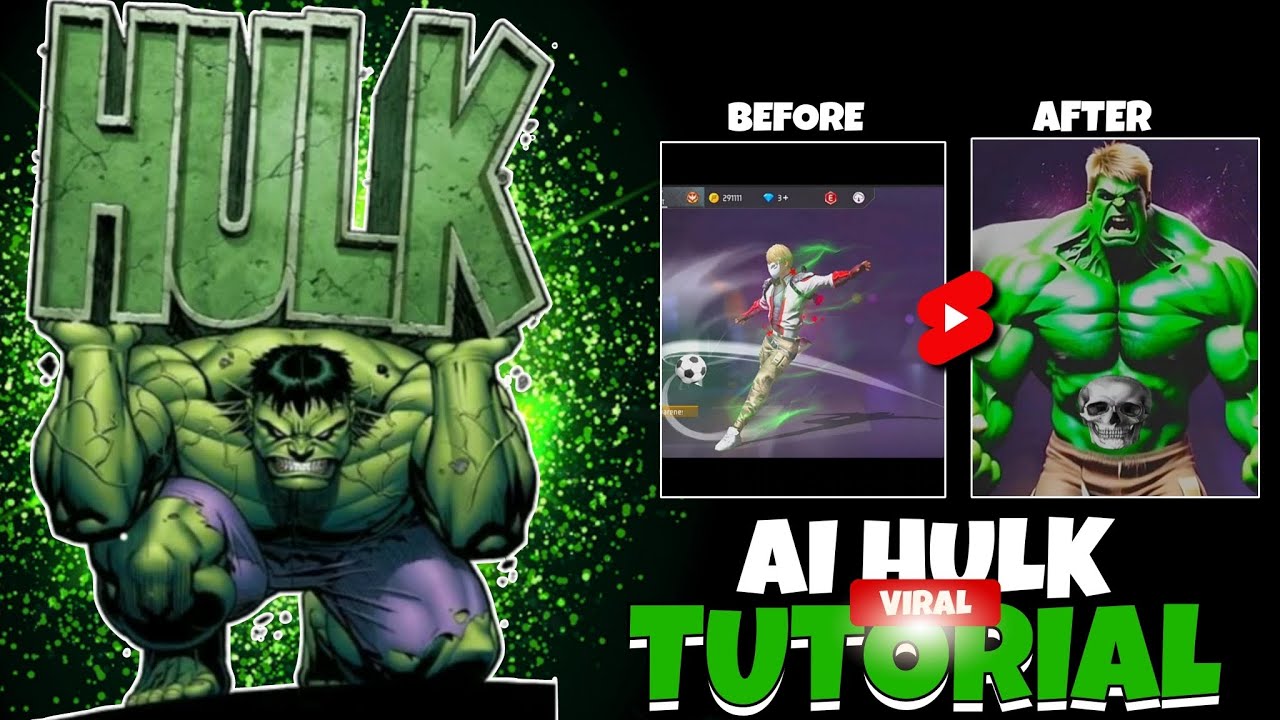 New trend viral AI shots editing tutorial | free fire character ...