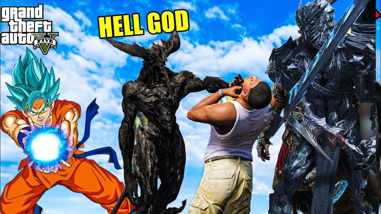 FRANKLIN FIGHT HELL GOD & DEVIL GOD WHO ATTACKED LOS SANTOS & KILLED ...