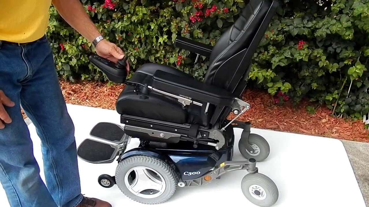 Permobil C300 with Tilt by Marc's Mobility - YouTube