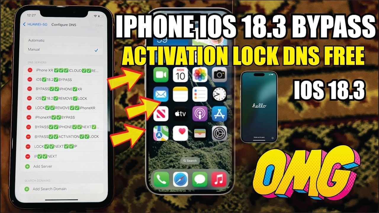 How to Bypass iPhone Activation Lock Using DNS Method on iOS 18.3 - YouTube