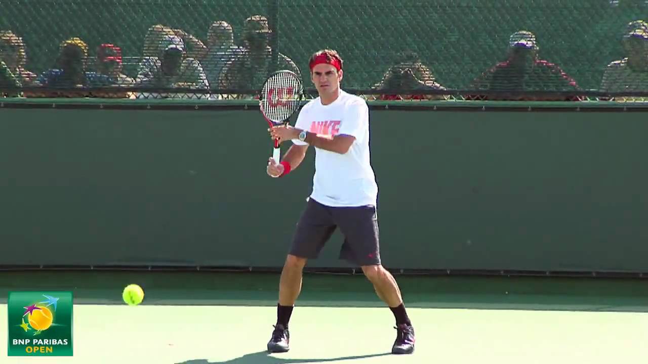 Roger Federer Groundstrokes in HD -- Indian Wells Pt. 02 - YouTube