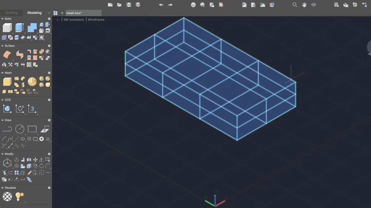 AutoCAD 2019 for Mac | How to: Create and Modify Meshes - YouTube