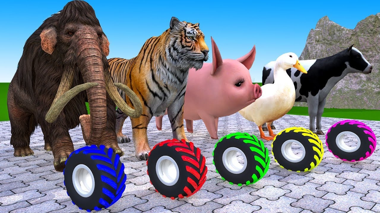 5 GIANT DUCKS, skibidi toilet, Tiger, Hippo, Chicken, Zebra, Elephants ...