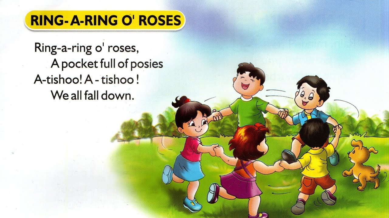 RING - A - RING 'O ROSES Poem For Kids@Rhyme For Nursary/Lkg/Ukg Kids ...