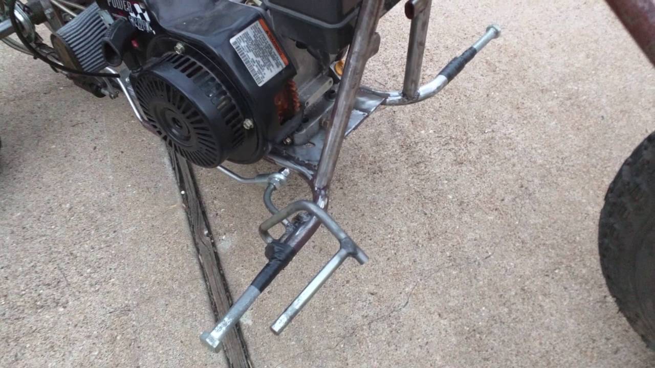 Mini Bike Drag Trike #4 - YouTube