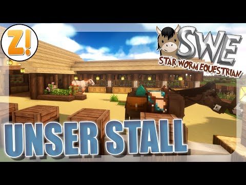 DER ERSTE PFERDESTALL! MINECRAFT EQUESTRIAN 🐴 STAR WORM EQUESTRIAN ...
