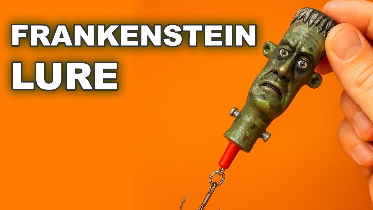 How to Make a DIY Frankenstein Fishing Lure for Halloween Special - YouTube