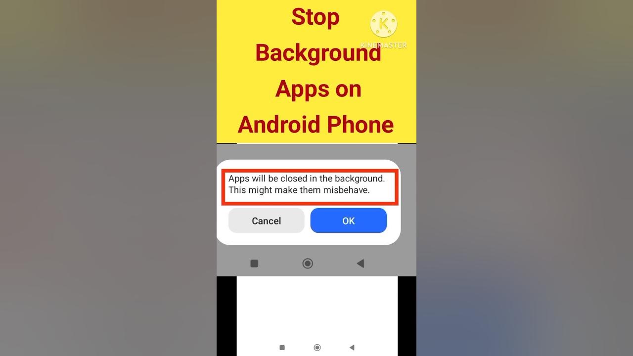 how to stop background apps in android phone | how to disable background apps iin android - YouTube