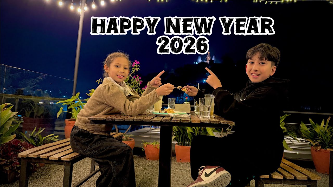 “New Year’s Eve fun at a Lamee café—just friends, family, and good ...