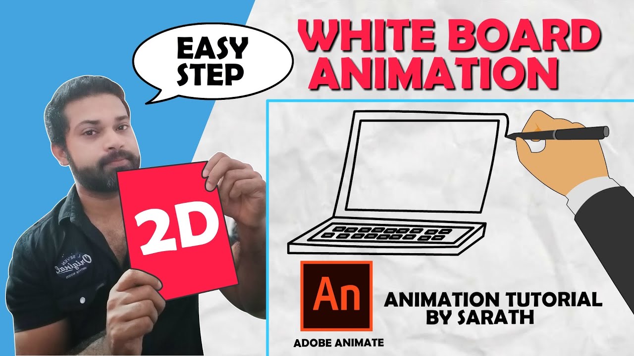 white board animation| how to create a white board animation in animate ...