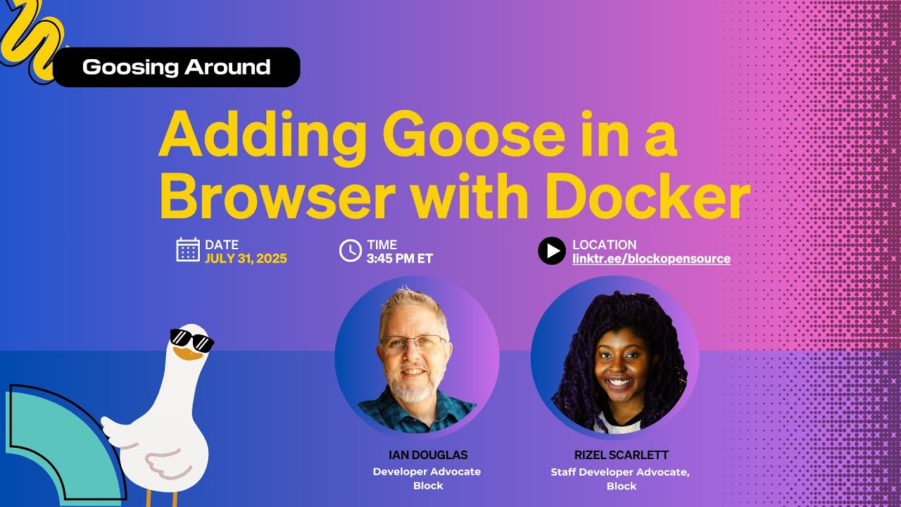 Adding Goose in a Browser with Docker | Goosing Around - YouTube
