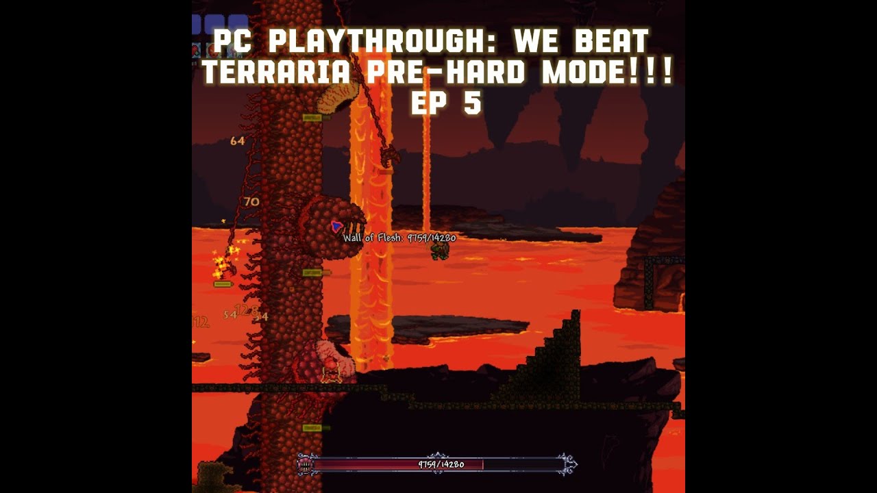 PC PLAYTHROUGH: WE BEAT TERRARIA PRE-HARD MODE ep 5 - YouTube