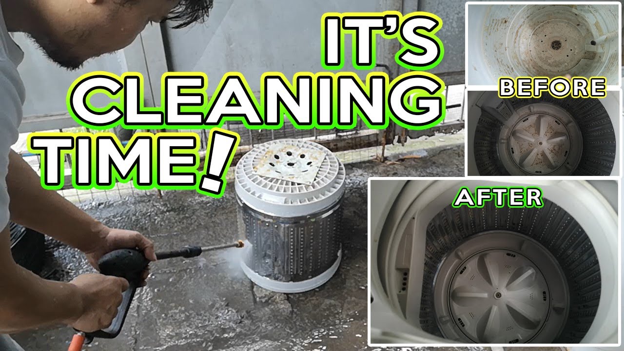 Whirlpool Washing Machine Cleaning! Paano linisin ang automatic washing ...