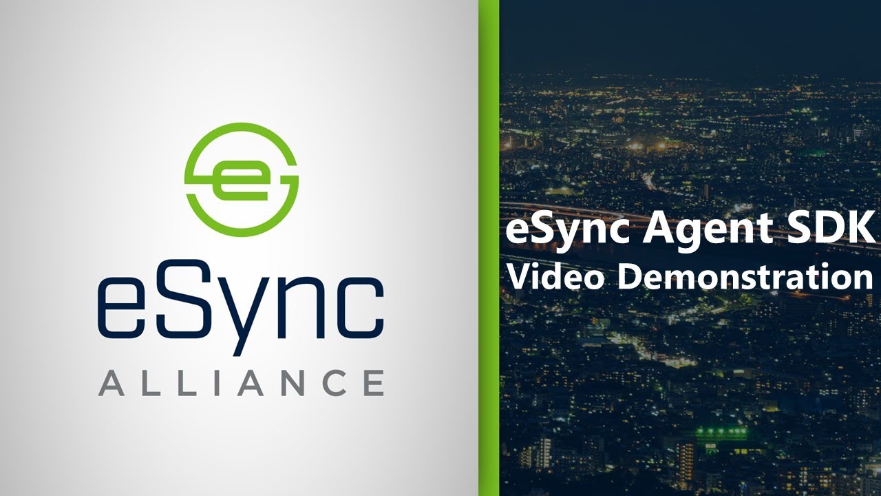 eSync Agent SDK Demo - YouTube