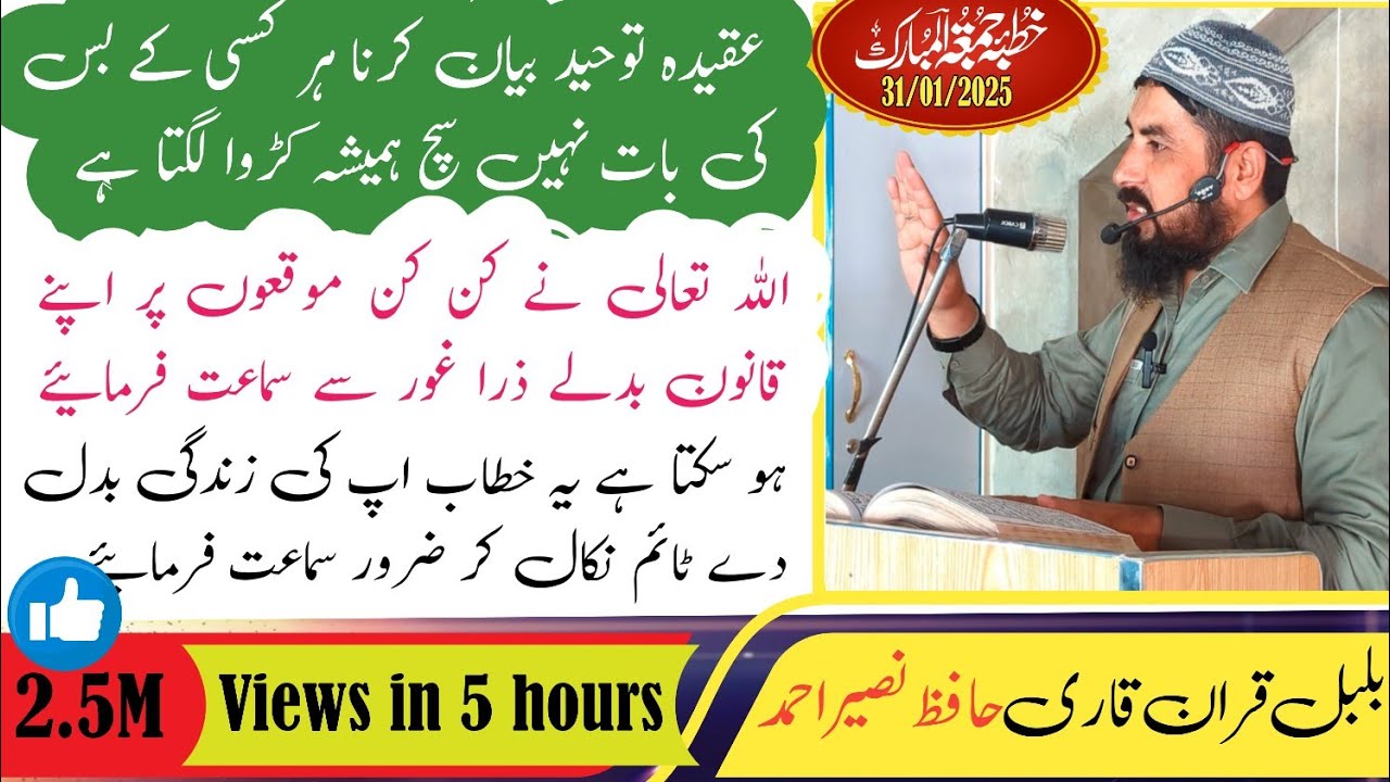 Aqida toheed|Juma|One God in the world|Heart touching emotional'speech ...