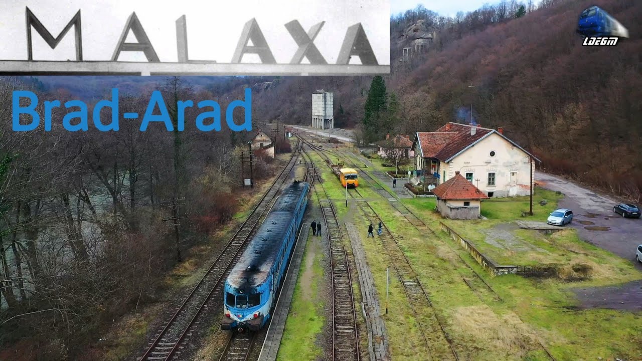 Tren de 80 de Ani pe Ruta Brad-Arad în Defileul Crișului Alb, Gara ...