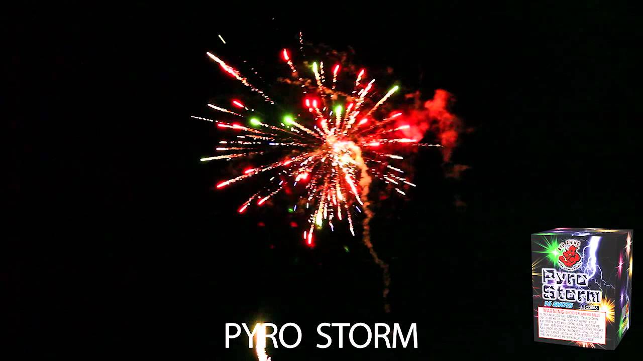 Red Rhino Fireworks - Pyro Storm - YouTube