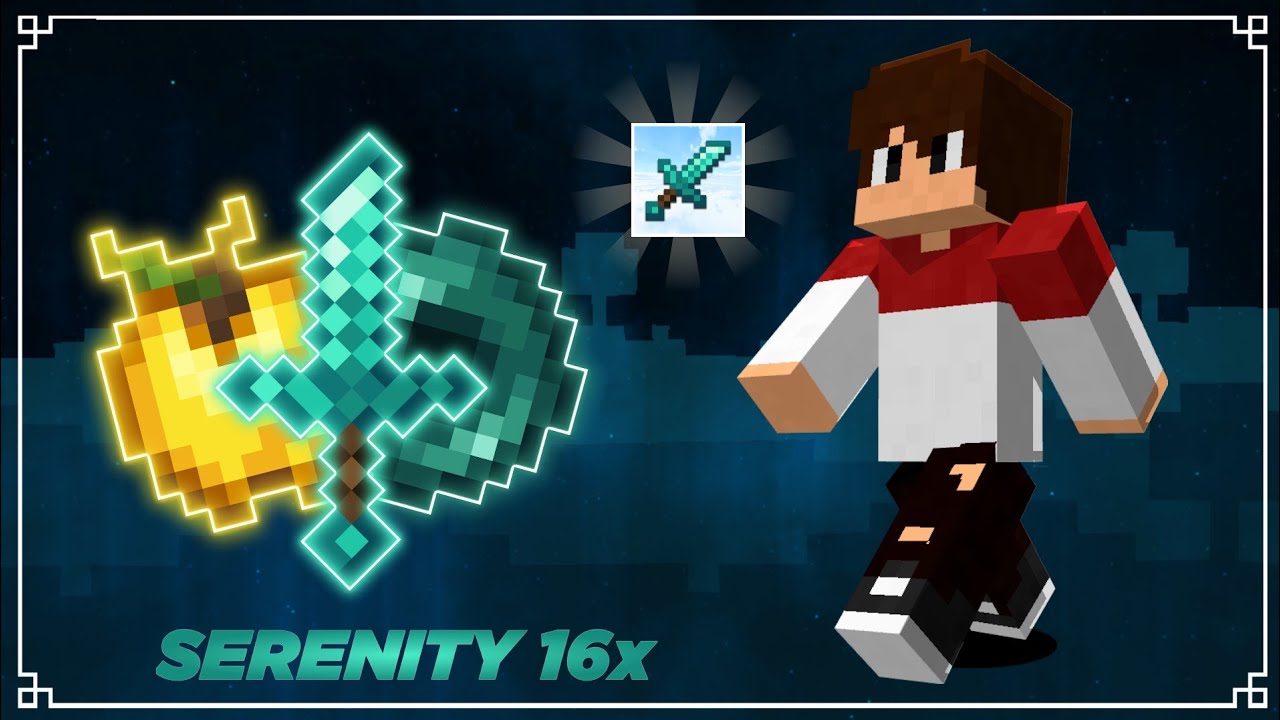 SERENITY [16x] TEXTURE PACK | MCPE 1.19 - YouTube