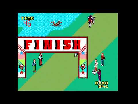 ENDURO RACER JAPAN Completed - SMS Sega master system Record - 8'19'99