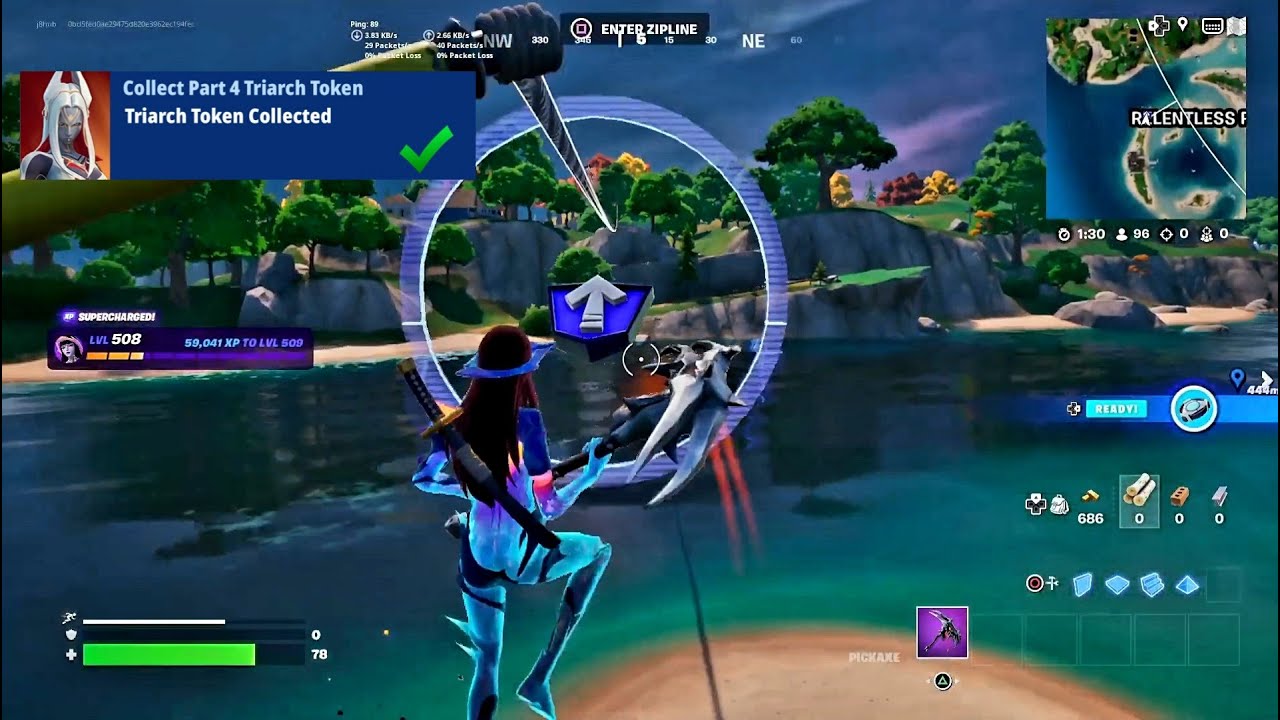 Fortnite - Collect Part 4 Triarch Token Locations (Triarch Aurora Level ...