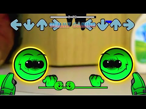 FNF Geometry Dash 2.3 vs Geometry Dash 2.3 Sings Sliced Pibby | Fire In The Hole FNF Mods