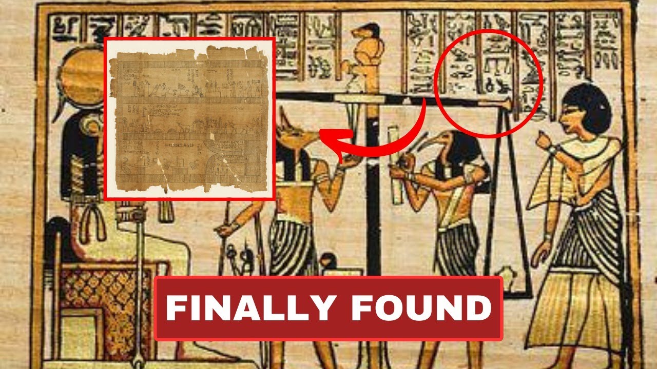 Newly Discovered Ancient Egyptian Papyrus Rewrites History. - YouTube
